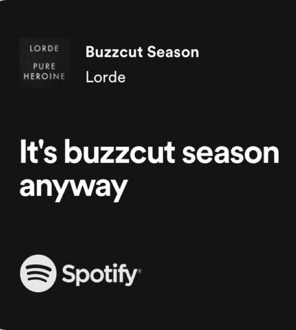 Buzzcut Season Lorde