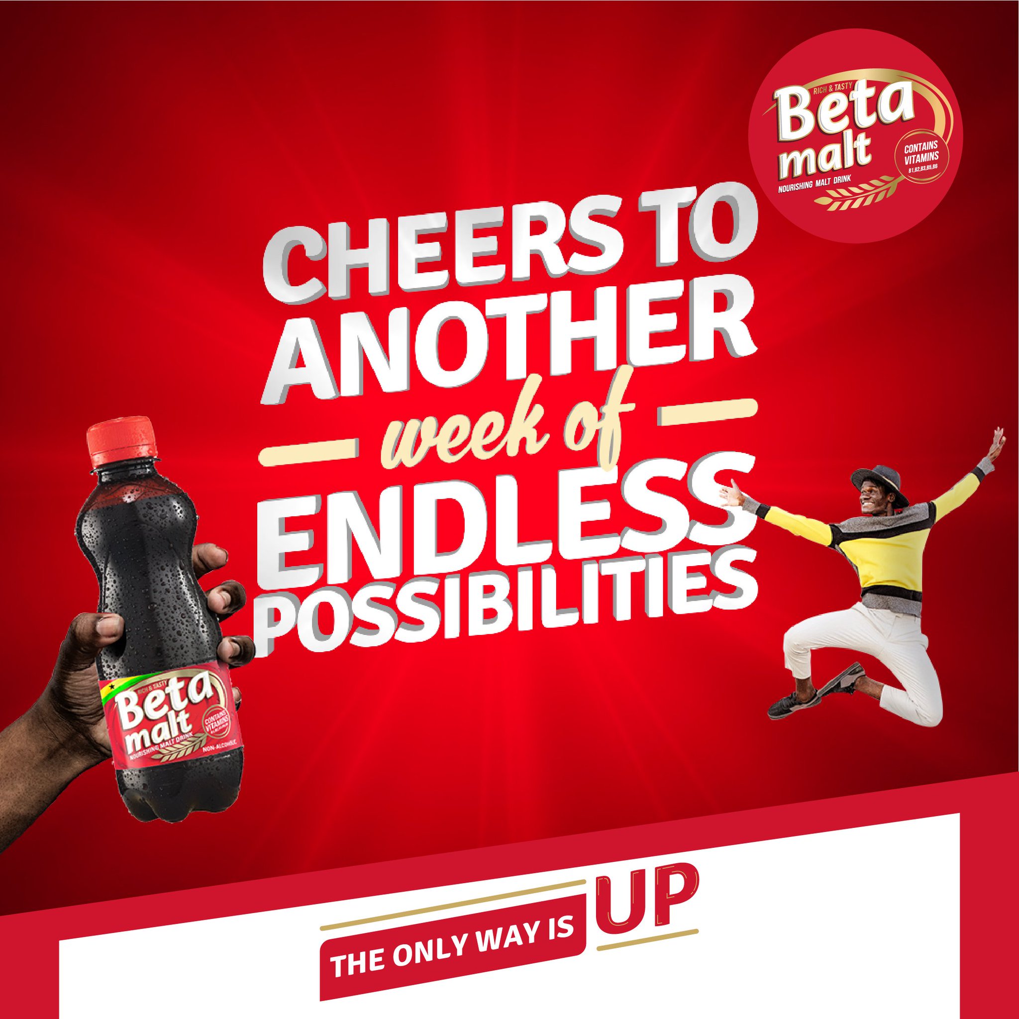 Beta Malt Ghana on Twitter: "It's time to go out there and make it happen! Here's to a ...