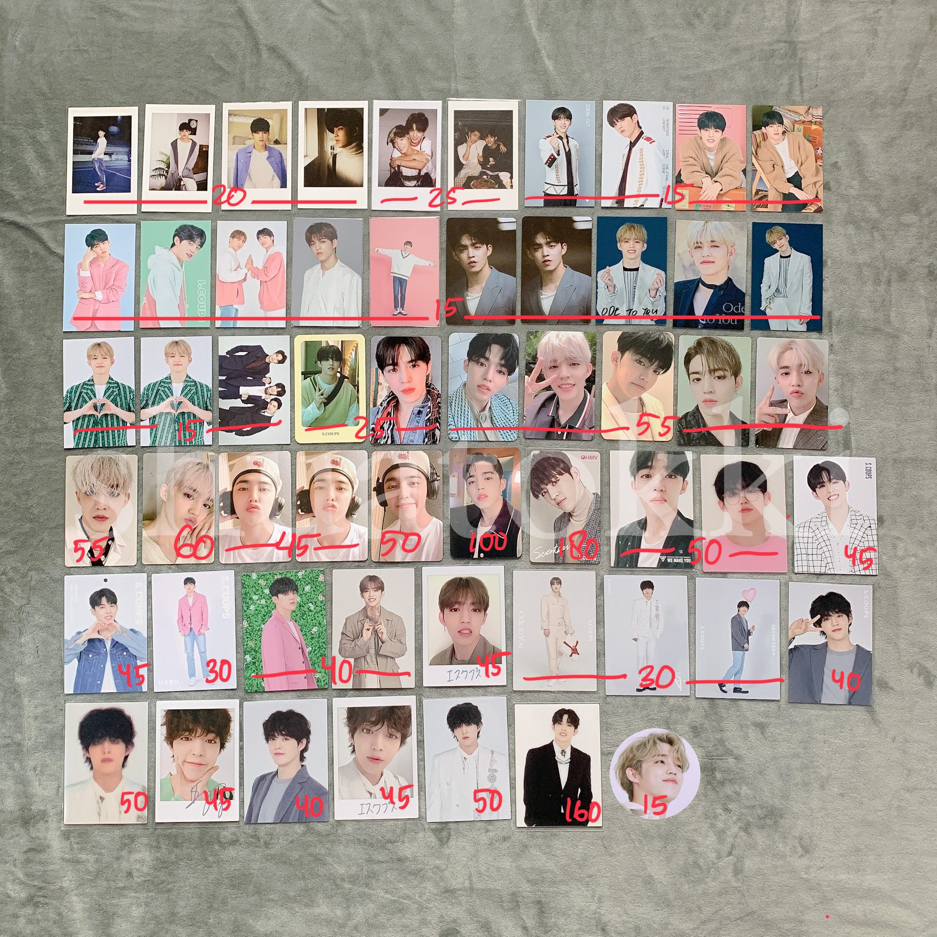 mt after dm please on Twitter: "want to sell my seventeen scoups joshua collection photocards ...