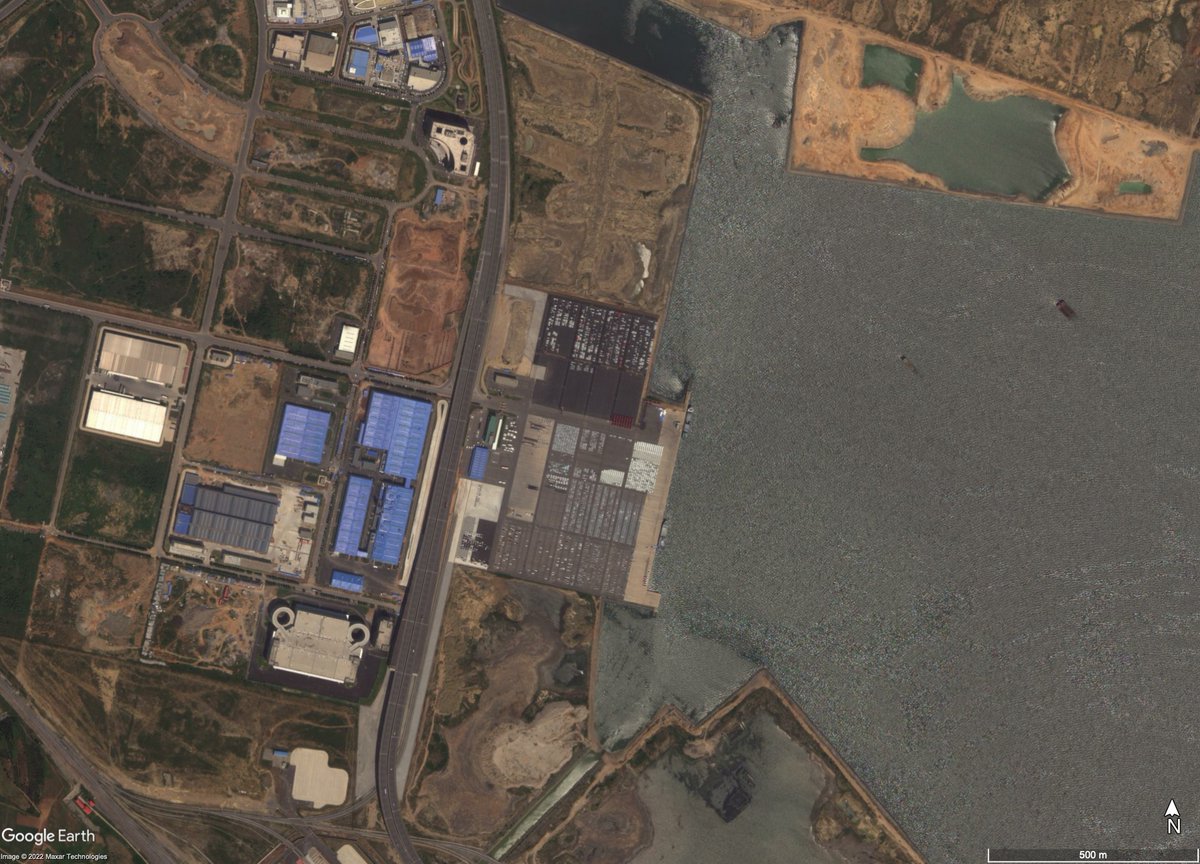 Spent some time looking around at some of China's roll-on/roll-off car ...