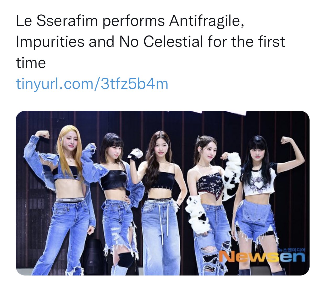 notpannchoa/notpannkpop/notnetizenbuzz on Twitter: "[ notpannchoa ] Le Sserafim performs ...