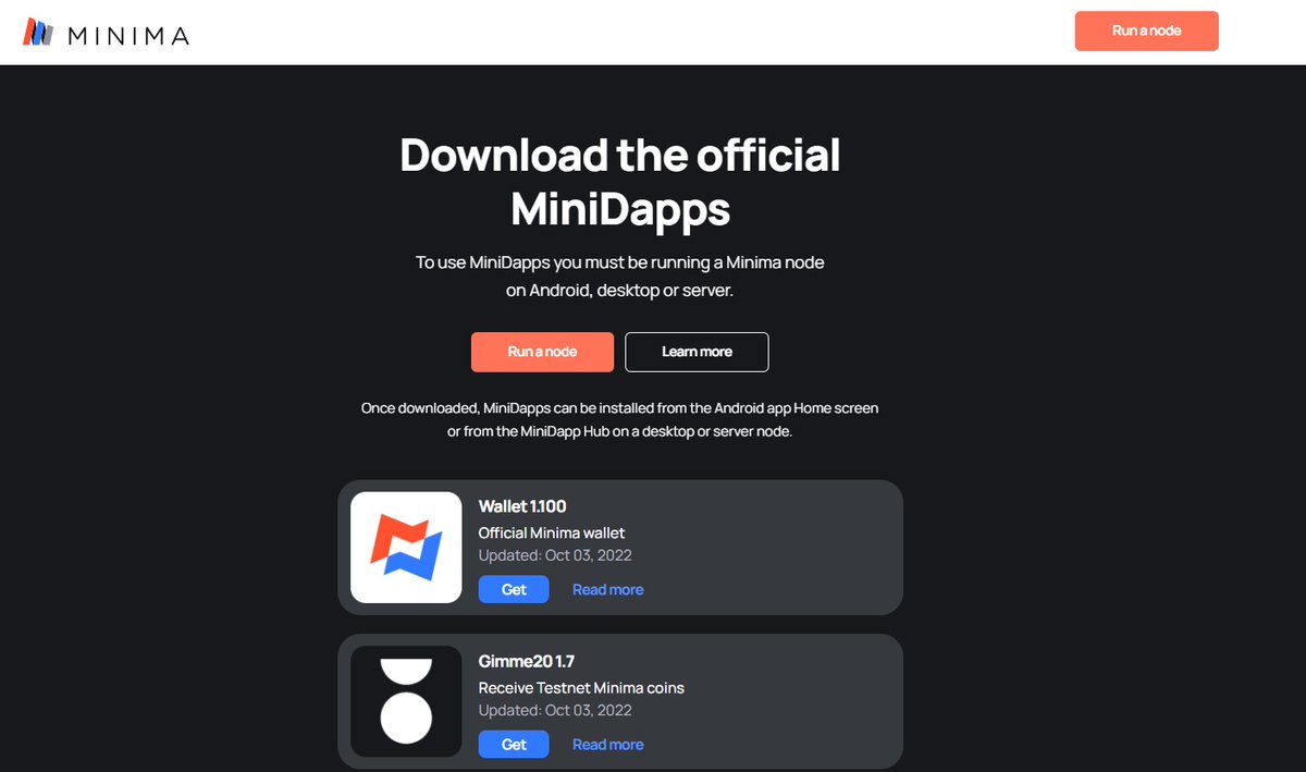 Minima on Twitter: "RT @shemamoney: It's unbelievable that it's so easy to run your node with ...