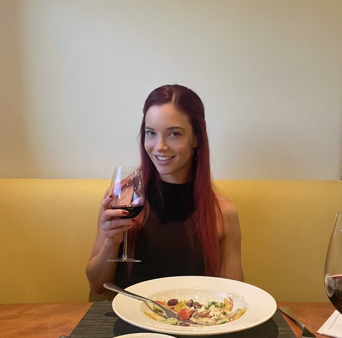 ️ my flight landed yesterday at 2pm & i was at my favorite pasta joint ...