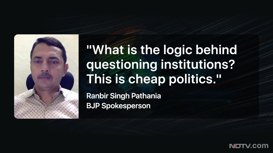 #BreakingViews | BJP spokesperson Ranbir Singh Pathania (@pathania_rs ...