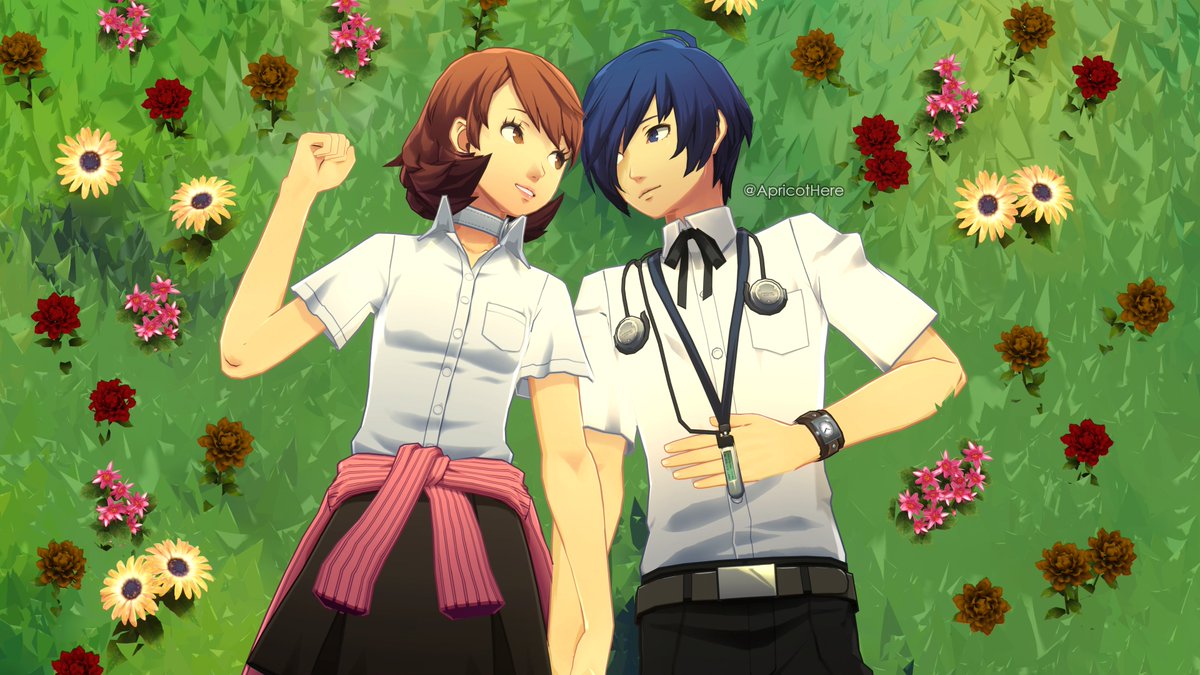 Apricot On Twitter Shuyuka Week 2022 Day 2 Flowers Persona Persona3 Makotoyuki