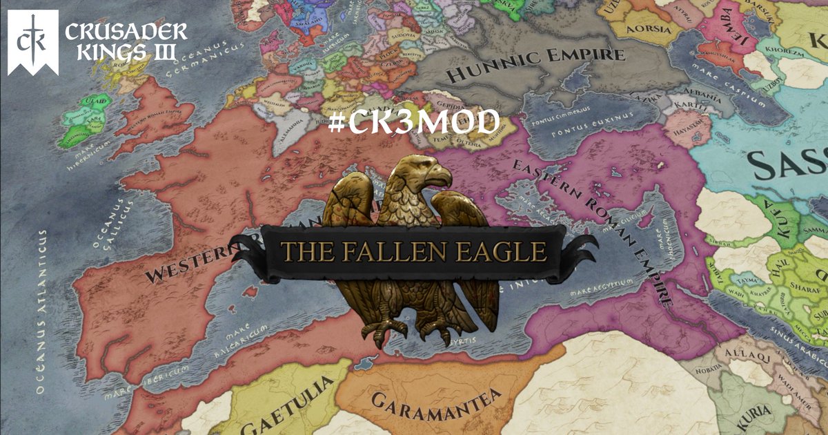 Crusader Kings III on Twitter: "#CK3Mod - Fallen Eagle 🦅 Now with Heirs of Rome, a major update ...