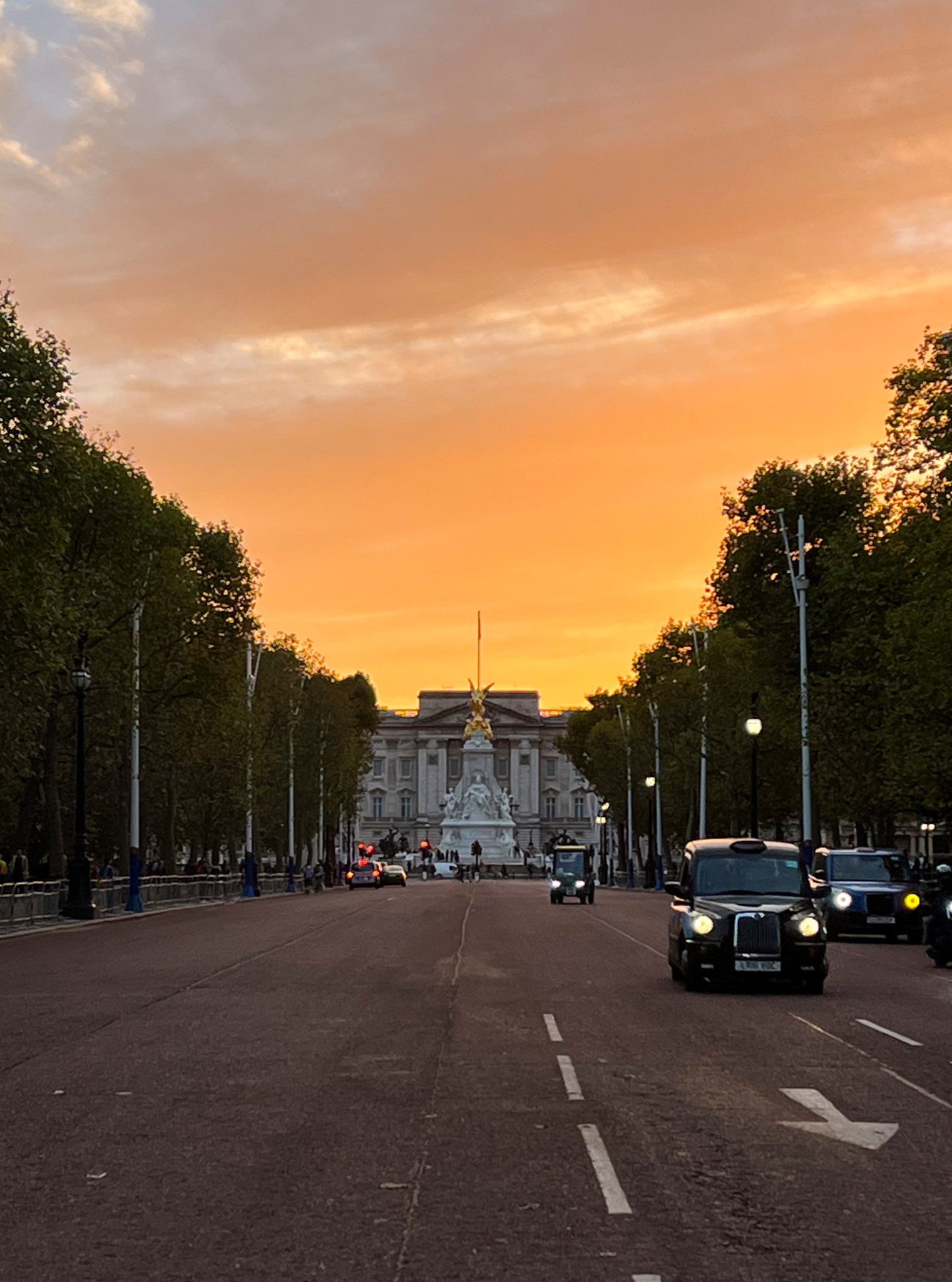 Buckingham Palace Sunset