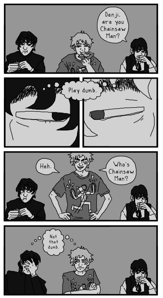 NICO !! @ COMMISSIONS: OPEN on Twitter: "he's trying #csm #chainsawman"