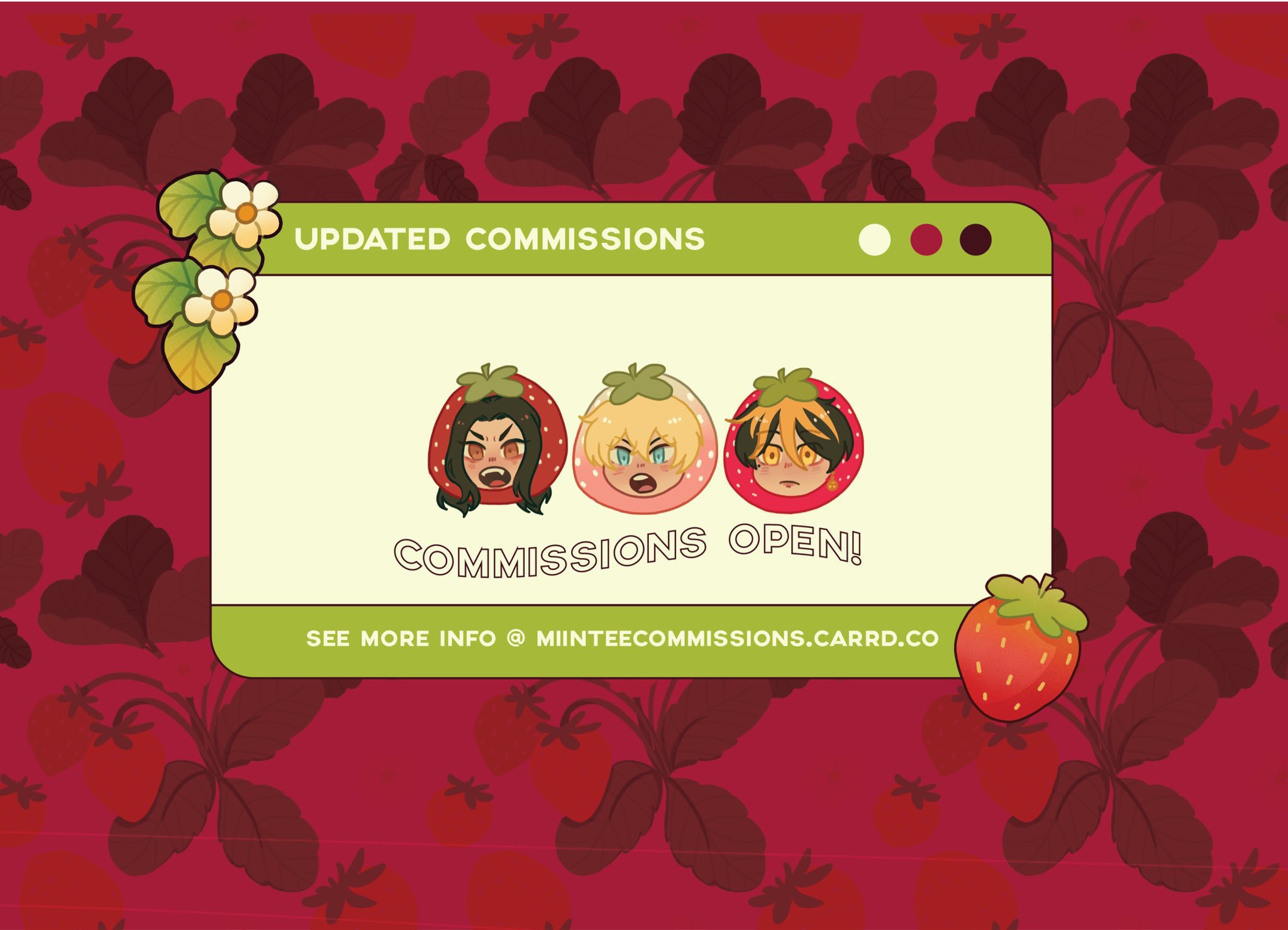 mint 🌱comms open! on Twitter: "( rts appreciated ) Lowered my prices for the time being, im just ...