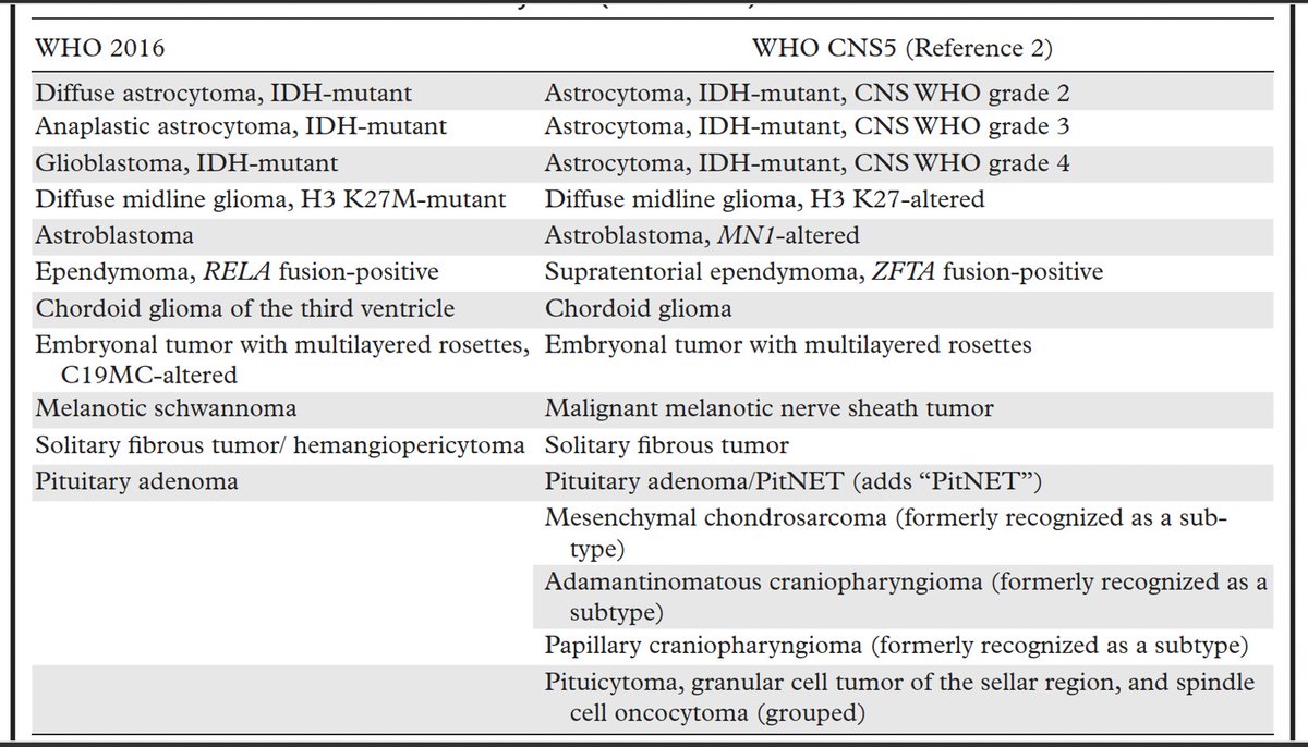 Get Updated Information On The 2021 Who Classification Of Cns Tumors By