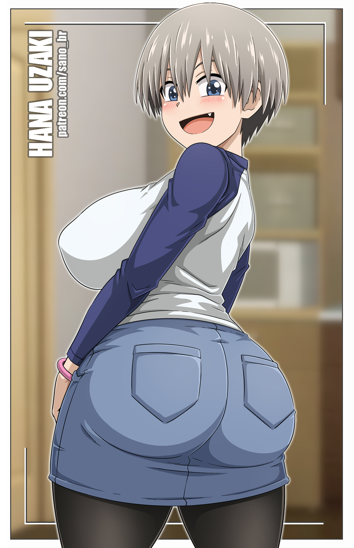 サノ BR 🇧🇷 on Twitter: "Hana Uzaki (Uzaki-chan wa asobitai) Senpai, do you want some cake? 😏 nsfw ...