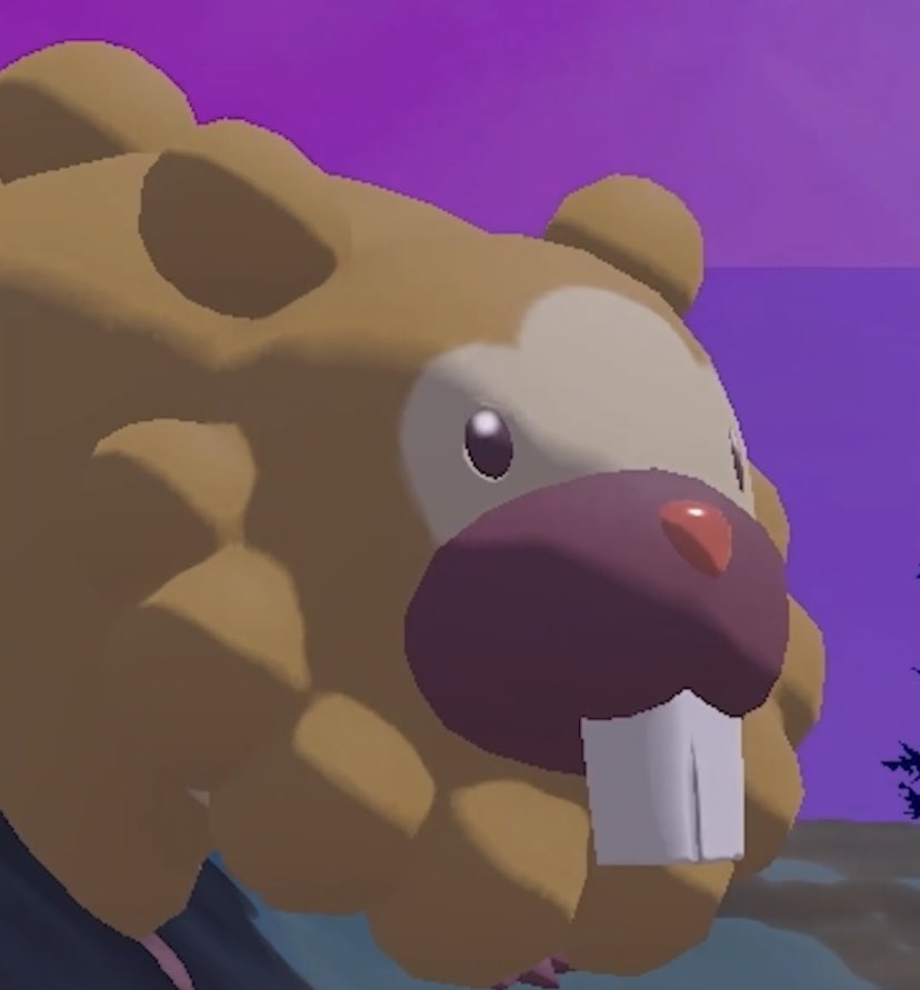 SHINY CATHERINE on Twitter: "Iono approves of the lucky bidoof"