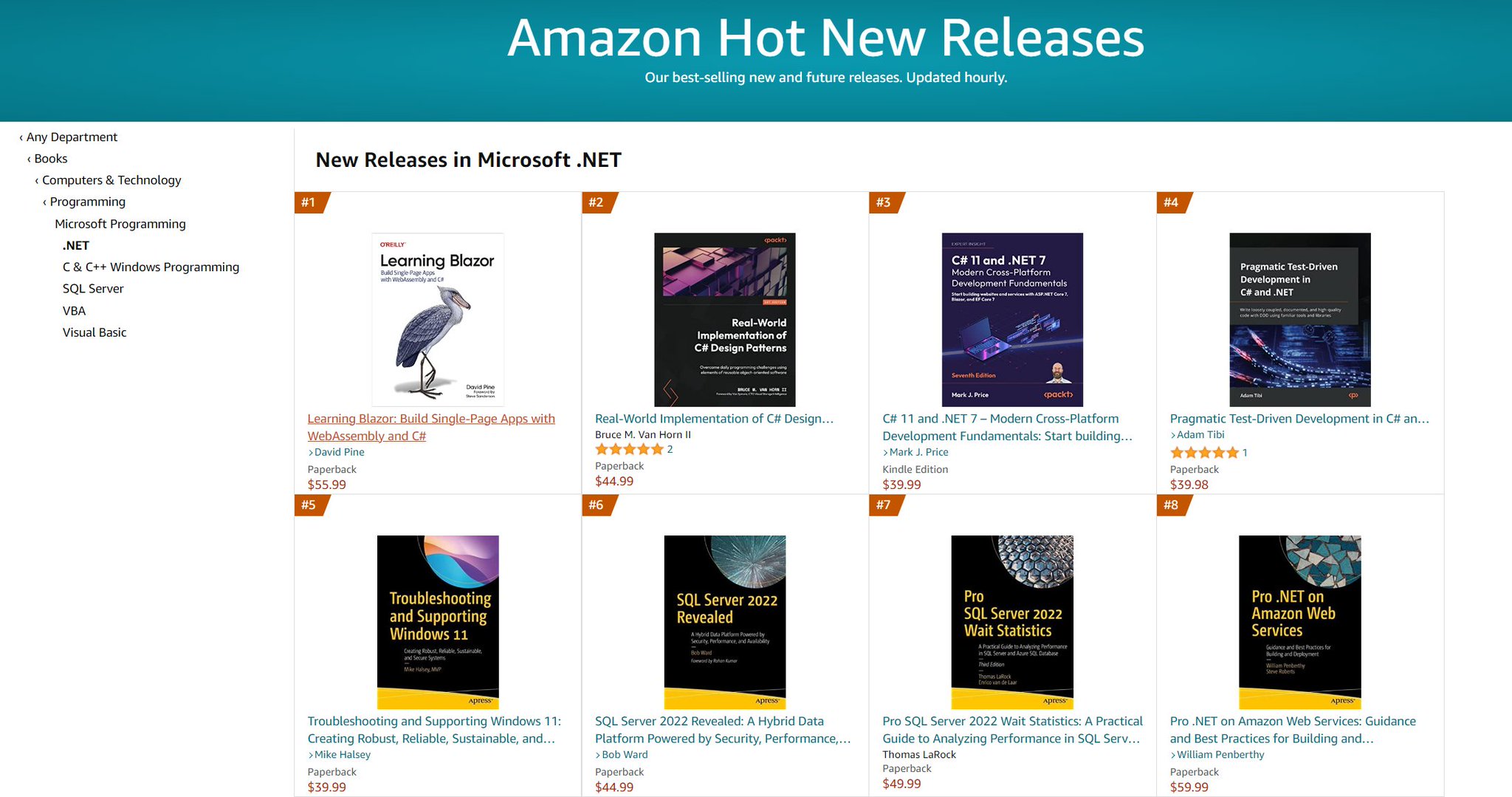 David Pine 馃嚭馃嚘 On Twitter Wow I Cant Believe It 1 New Release In Microsoft Net On 0391