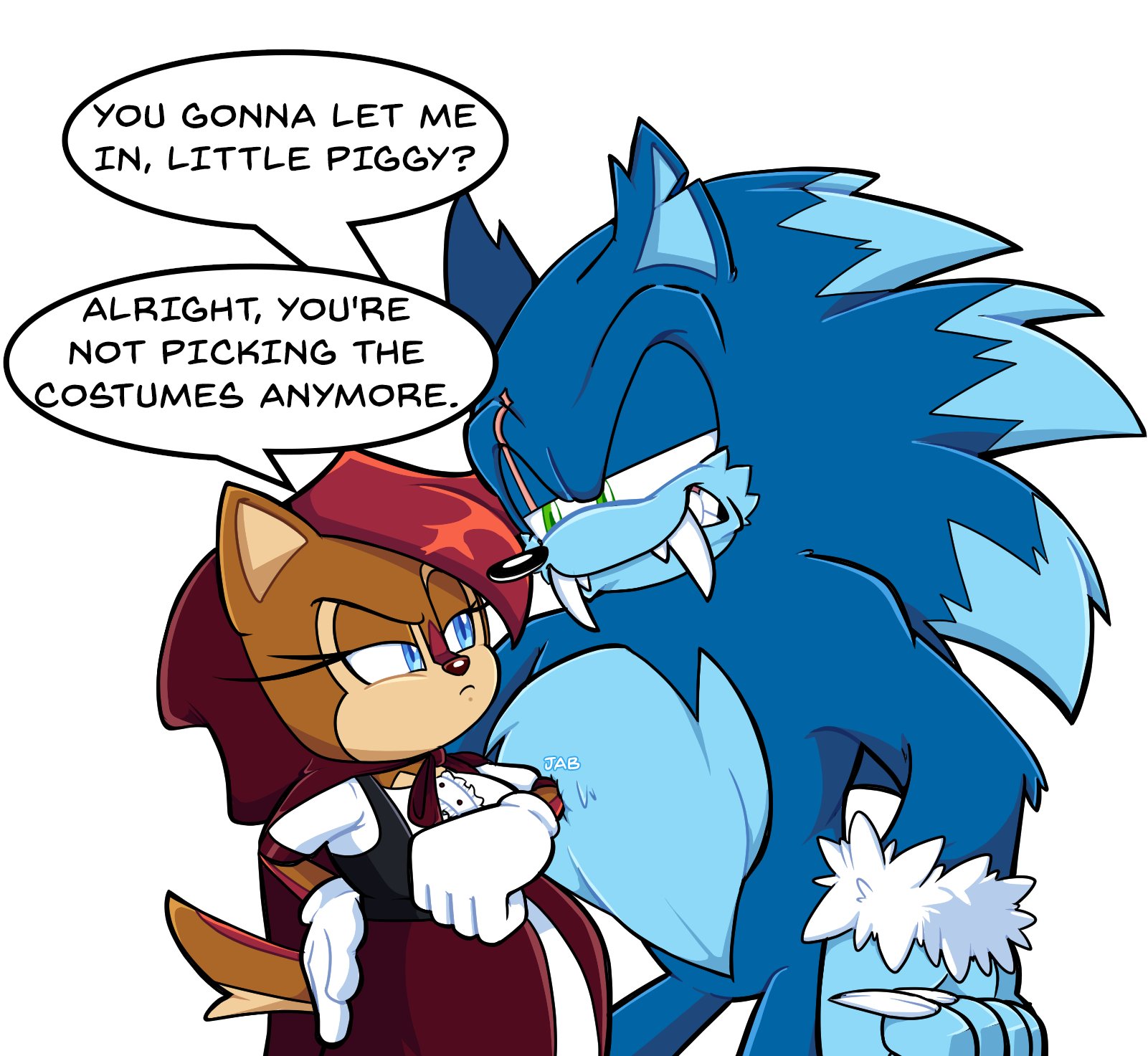 Sonic The Werehog And Sally