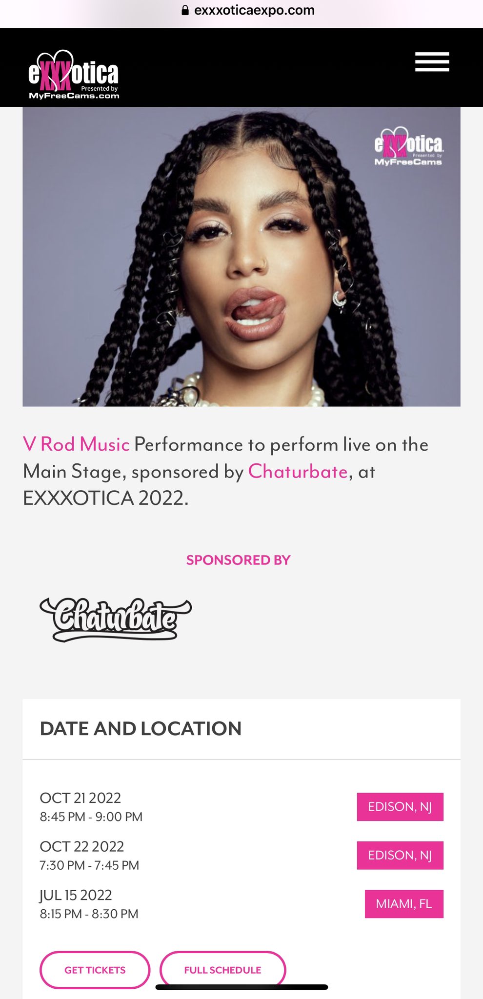 TW Pornstars - Veronica Rodriguez®. Twitter. I’m performing LIVE 2 shows at @EXXXOTICA #NJ # ...