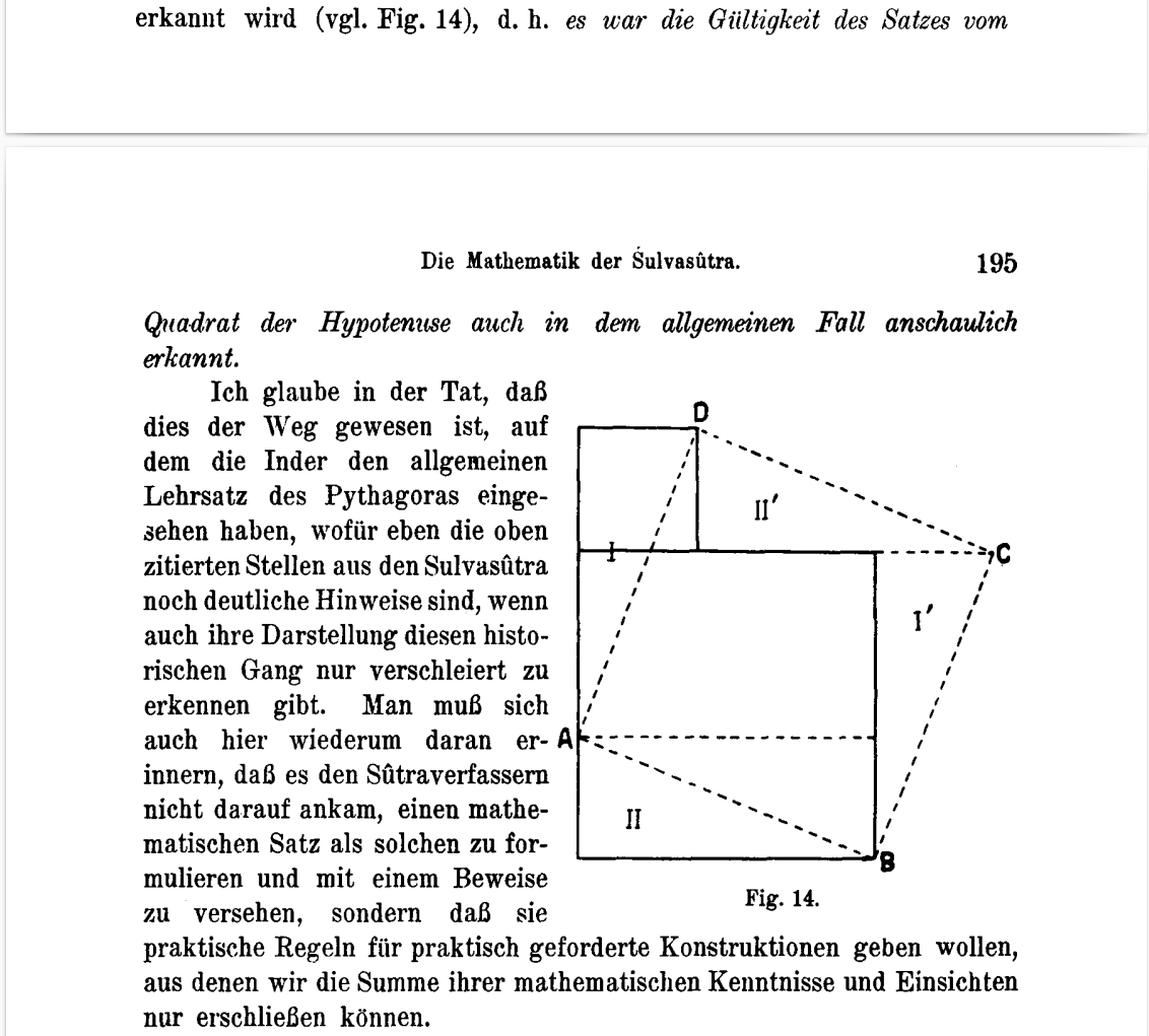 This thread betrays a sheer ignorance of the importance of the Sulbasutras and of their ...