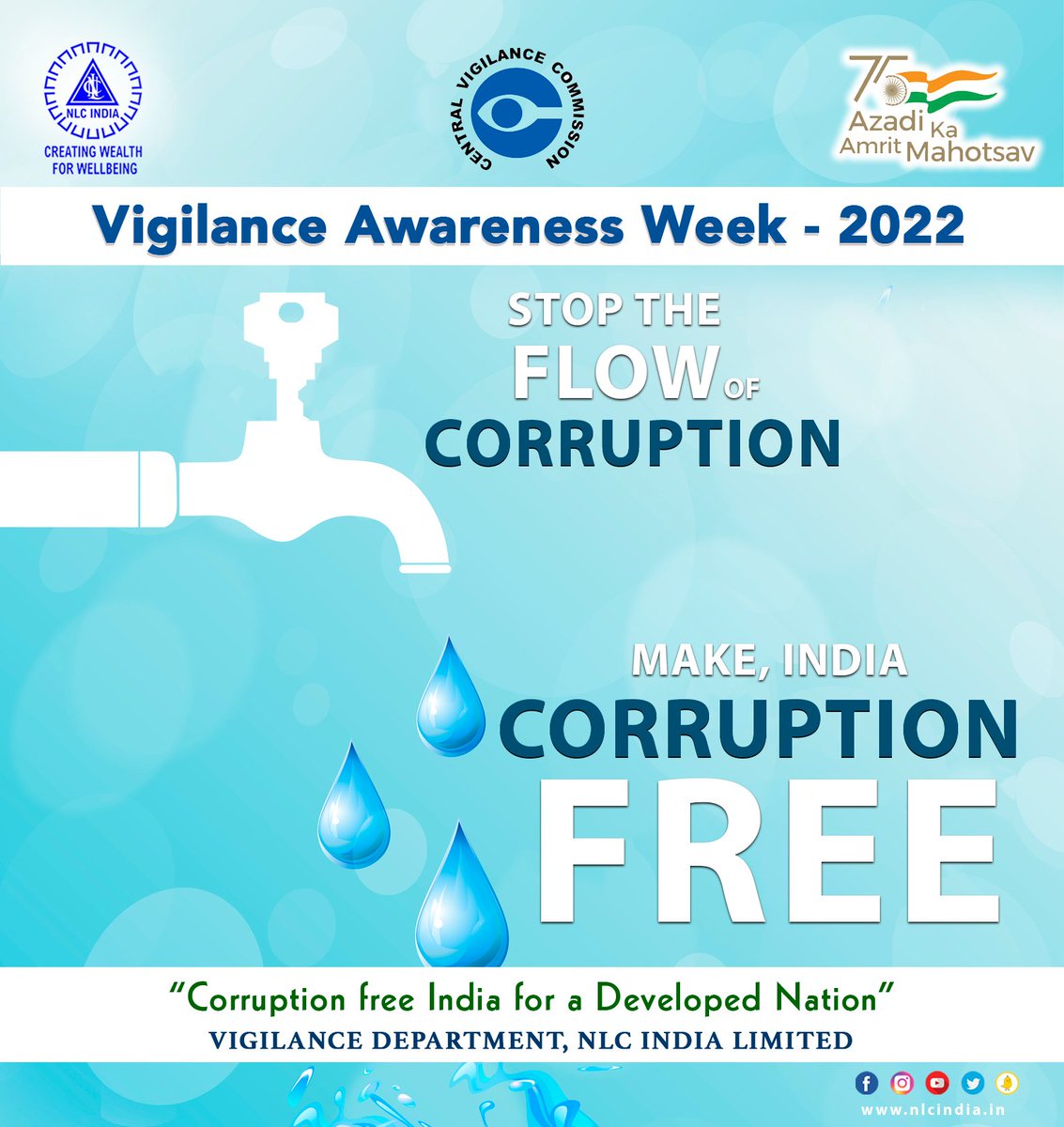 NLC INDIA LIMITED(Official) on Twitter: "Observance of Vigilance Awareness Week - 2022 #VAW2022 ...