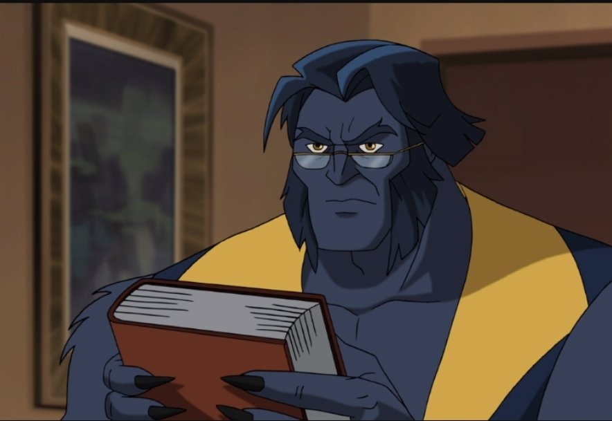 Beast X Men Reading
