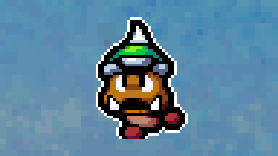 Mario Goomba Pixel Art Goomba Nintendo Patch Vom Super Mario Brothers
