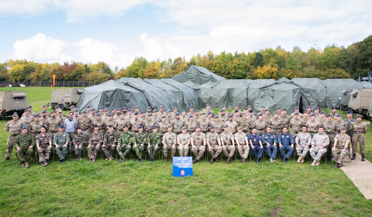 Royal Air Force on Twitter: "The Joint Force Air Component (JFAC) HQ have recently been ...