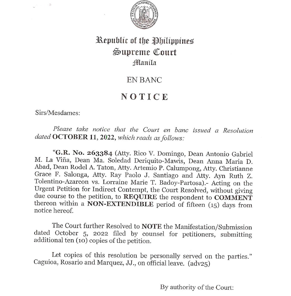 News Update The Supreme Court Requires Ex Ntf Elcac Spokesperson