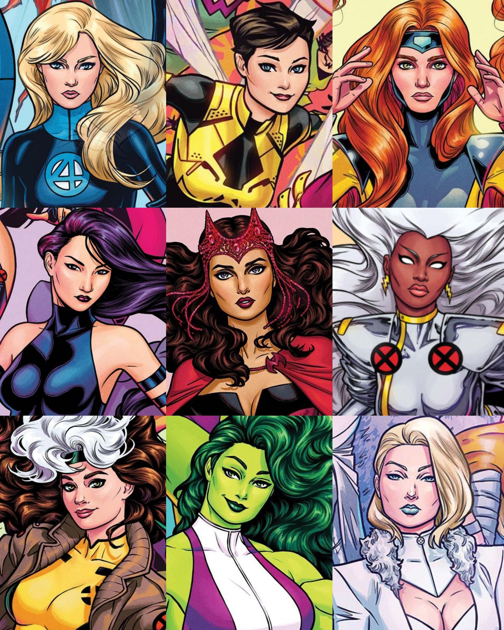 Marvel Girl Characters