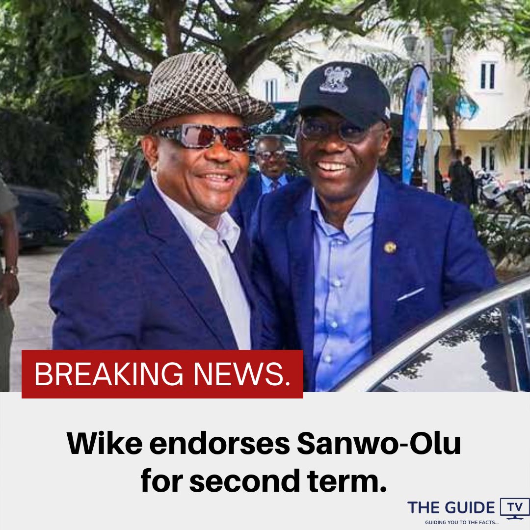 The Guide on Twitter: "BREAKING: Nwike endorses Sanwo-Olu for second term. The Governor of ...