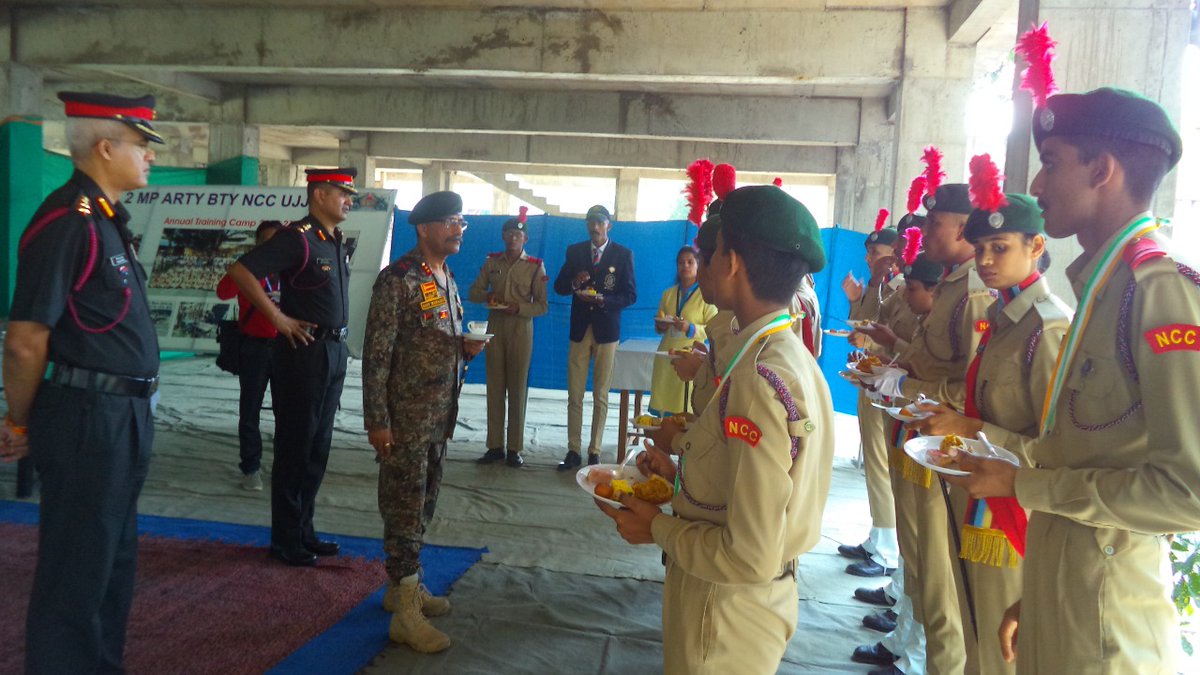 NCC Dte MP&CG on Twitter: "#ADGvisit Maj Gen AK Mahajan, ADG MP&CG Dte vis 2 MP Arty Bty, Ujjain ...