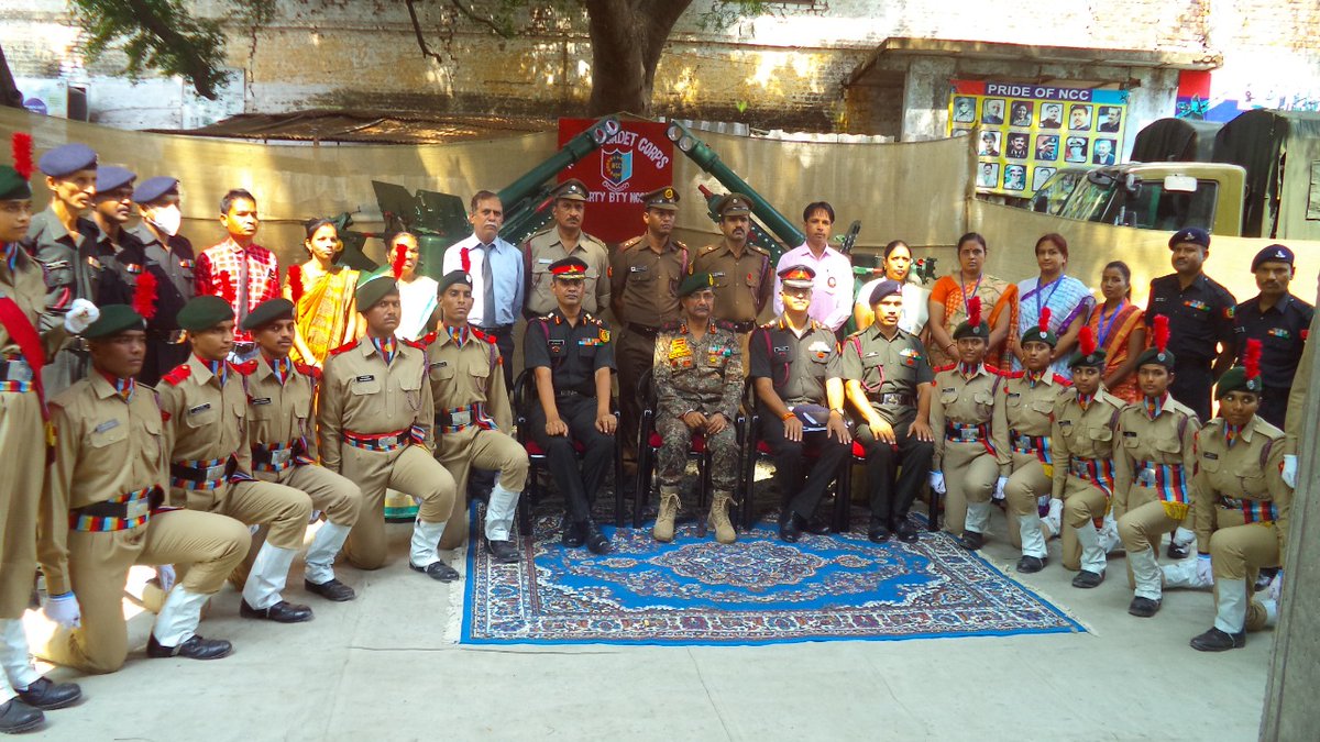 NCC Dte MP&CG on Twitter: "#ADGvisit Maj Gen AK Mahajan, ADG MP&CG Dte vis 2 MP Arty Bty, Ujjain ...