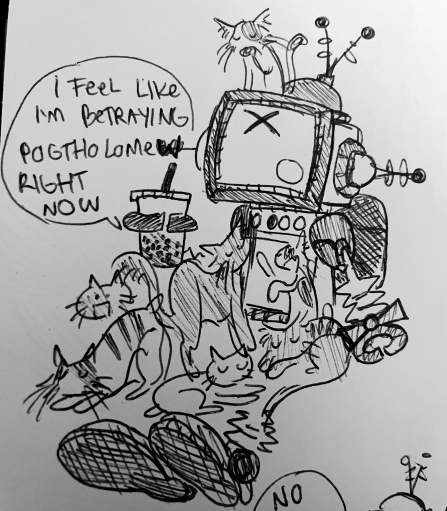 「Cx goes to the New Bonk City cat cafe (X」|brocc🎗🇨🇺の漫画