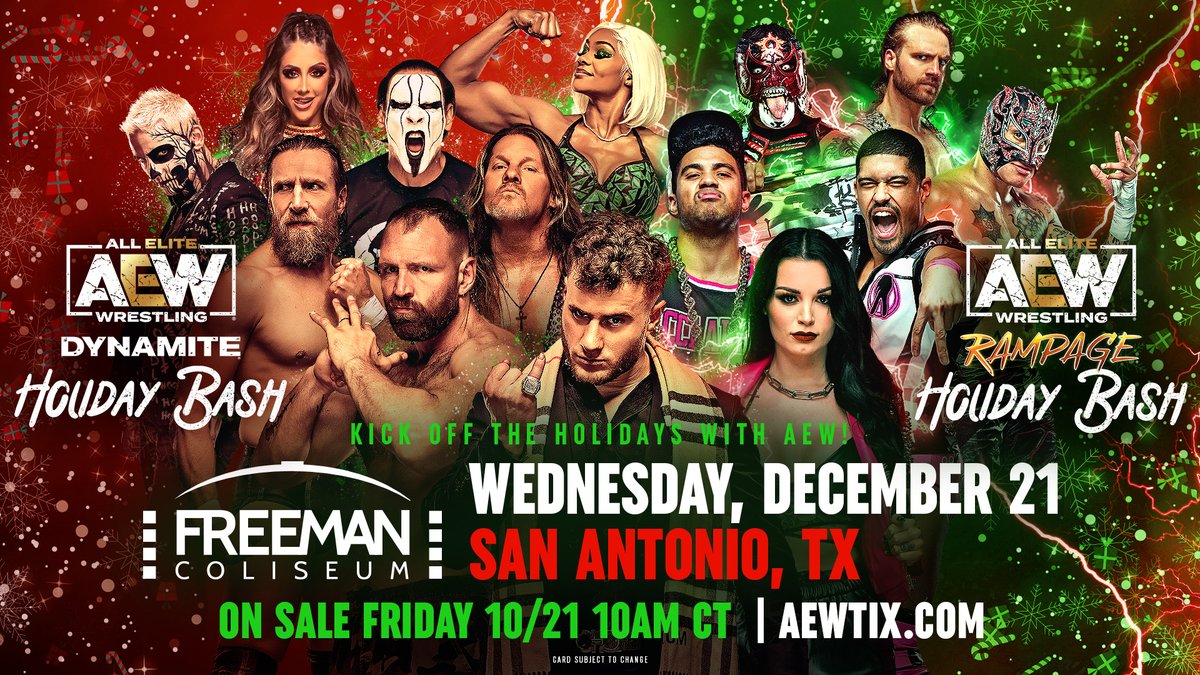 All Elite Wrestling On Twitter Rt Aewlive Kick Off The Holidays