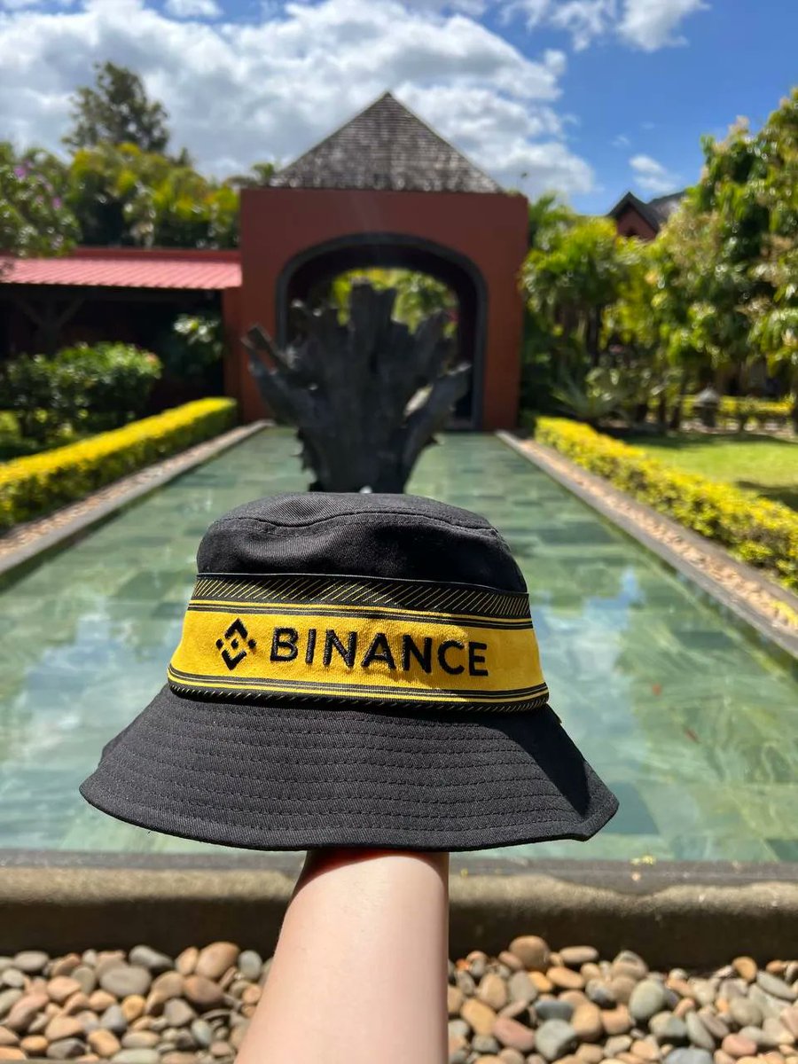 The #Binance bucket hat. A holiday essential. #binance Binance @binance