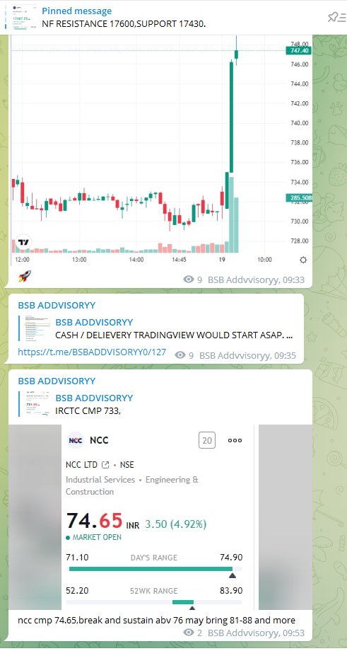 BSB Addvisoryy🇮🇳 on Twitter: "TRADINGVIEW INVESTING NCC CMP 74.65. https://t.co/okZw7KPUlI ...