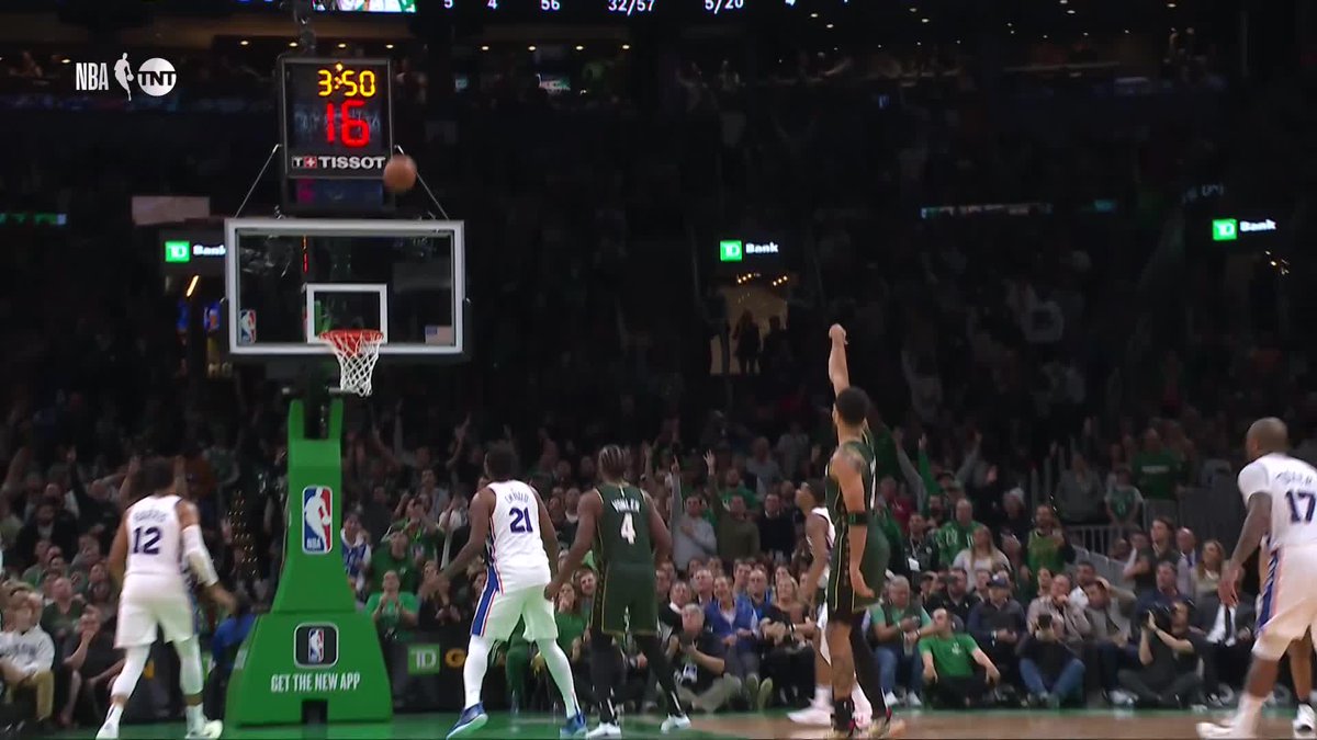 31 and counting for JT 🍿 NBA on TNT @nbaontnt