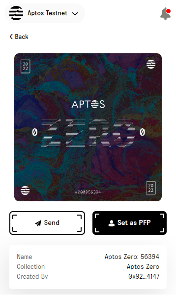 Tharanga.eth🛸(💙,🧡).L2 on Twitter: "@AptosFoundation claimed the aptos zero NFT +connected mail ...
