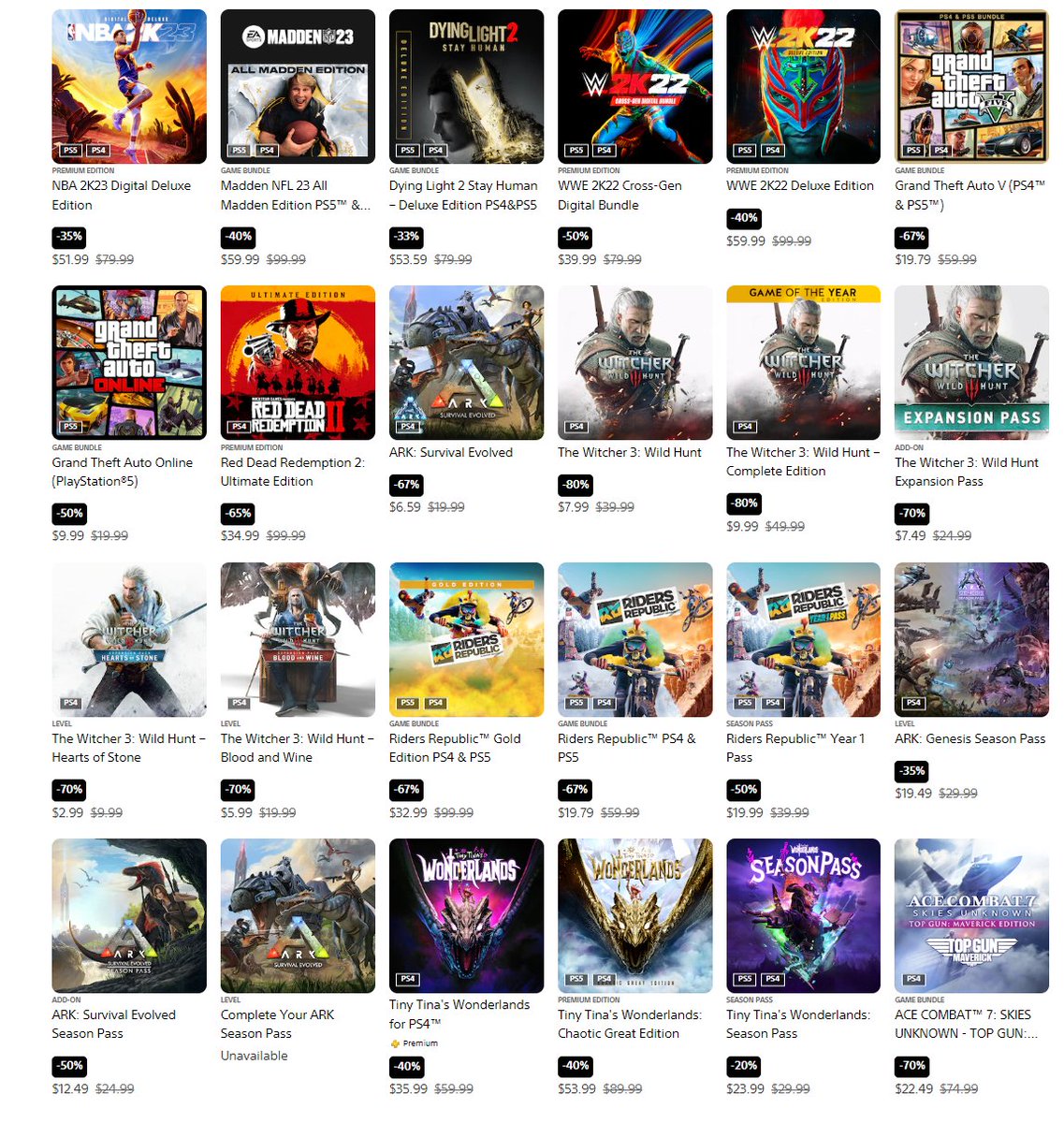 Wario64 on Twitter: "November Savings sale on US PSN https://bit.ly/3DIQ5ct Games under $15 sale ...