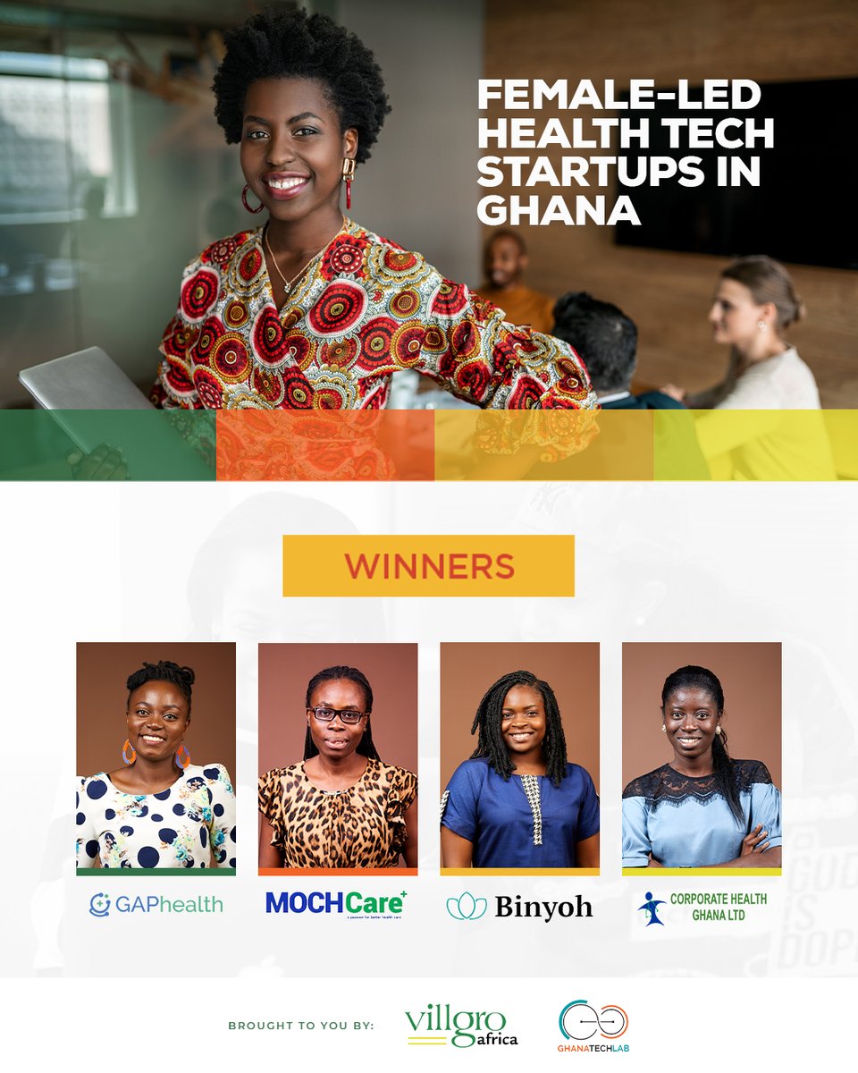 Ghana Tech Lab on Twitter: "RT @GhanaTechLab: Here are the winners from the Female-Led Health ...