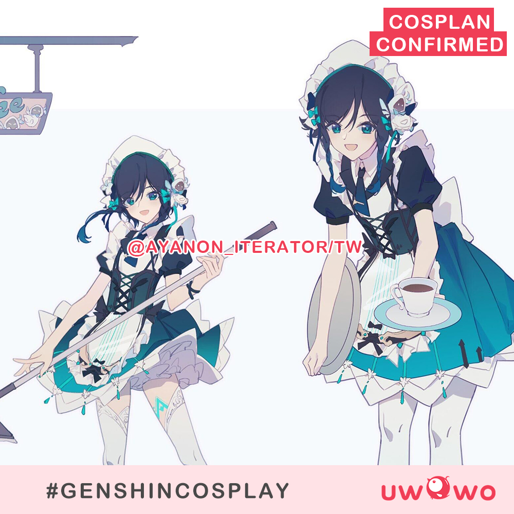 TW Pornstars - Uwowo Cosplay . Twitter. Venti Maid by artist @ayanon ...