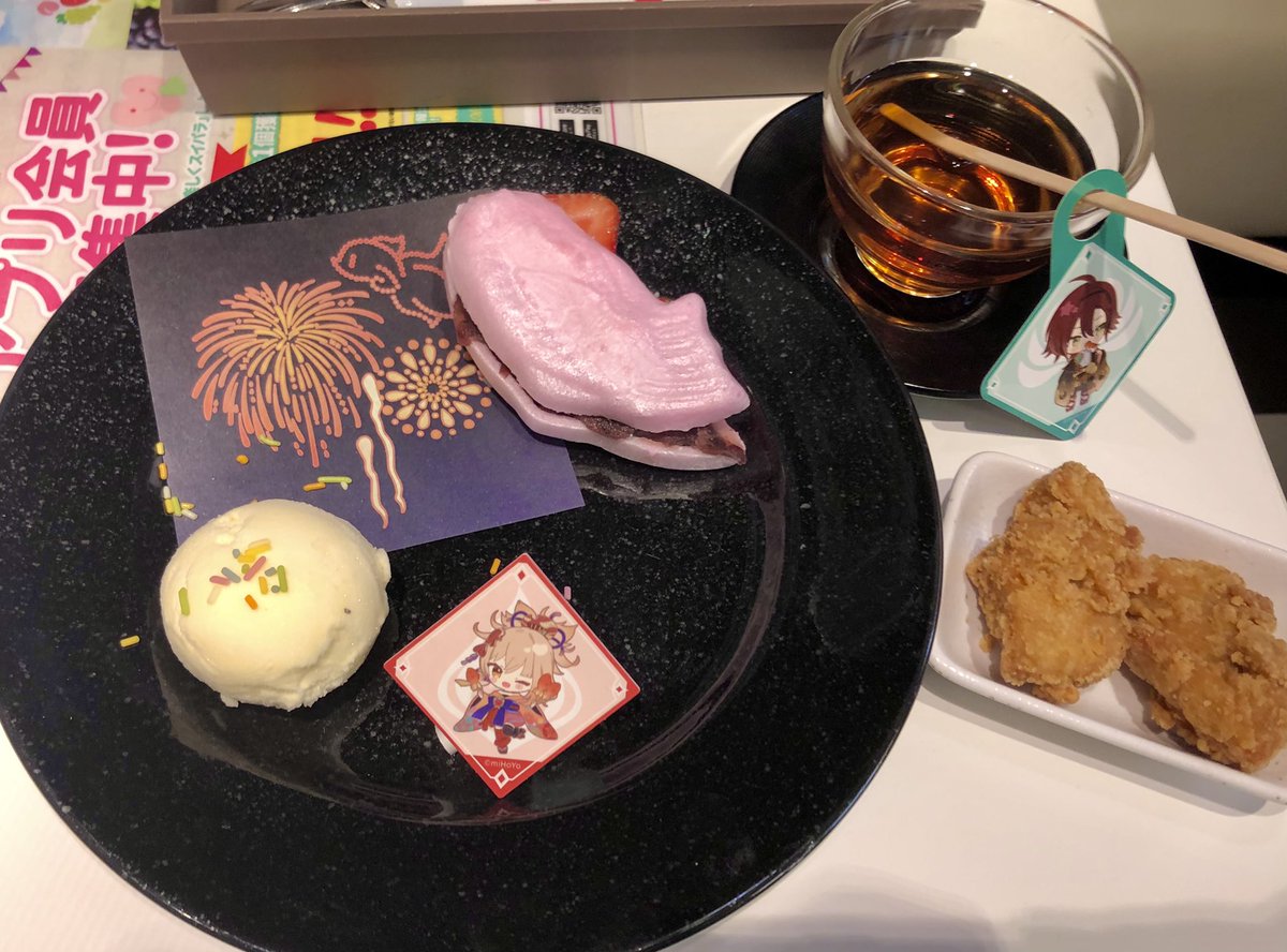 万葉「ちょい前だけど行ってきました〜 万葉のアクスタ買えて幸せ🥰 」|ぱむのイラスト