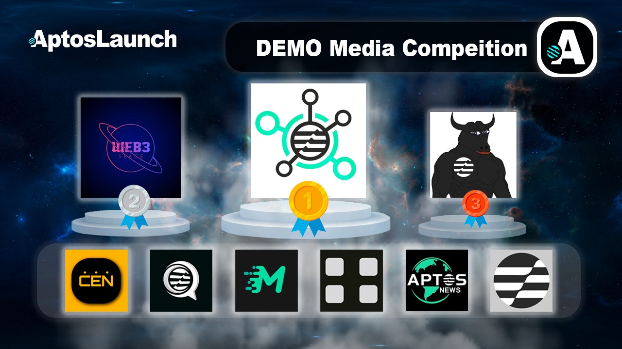 AptosLaunch on Twitter: "DEMO IDO Competition has now ENDED🚀 All Media Partners have together ...