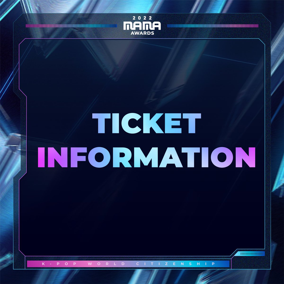 MAMA AWARDS on Twitter: "📌TICKET INFORMATION 🎫EARLY BIRD TICKET(Limited amt.,Tax incl.) MAMA 2 ...