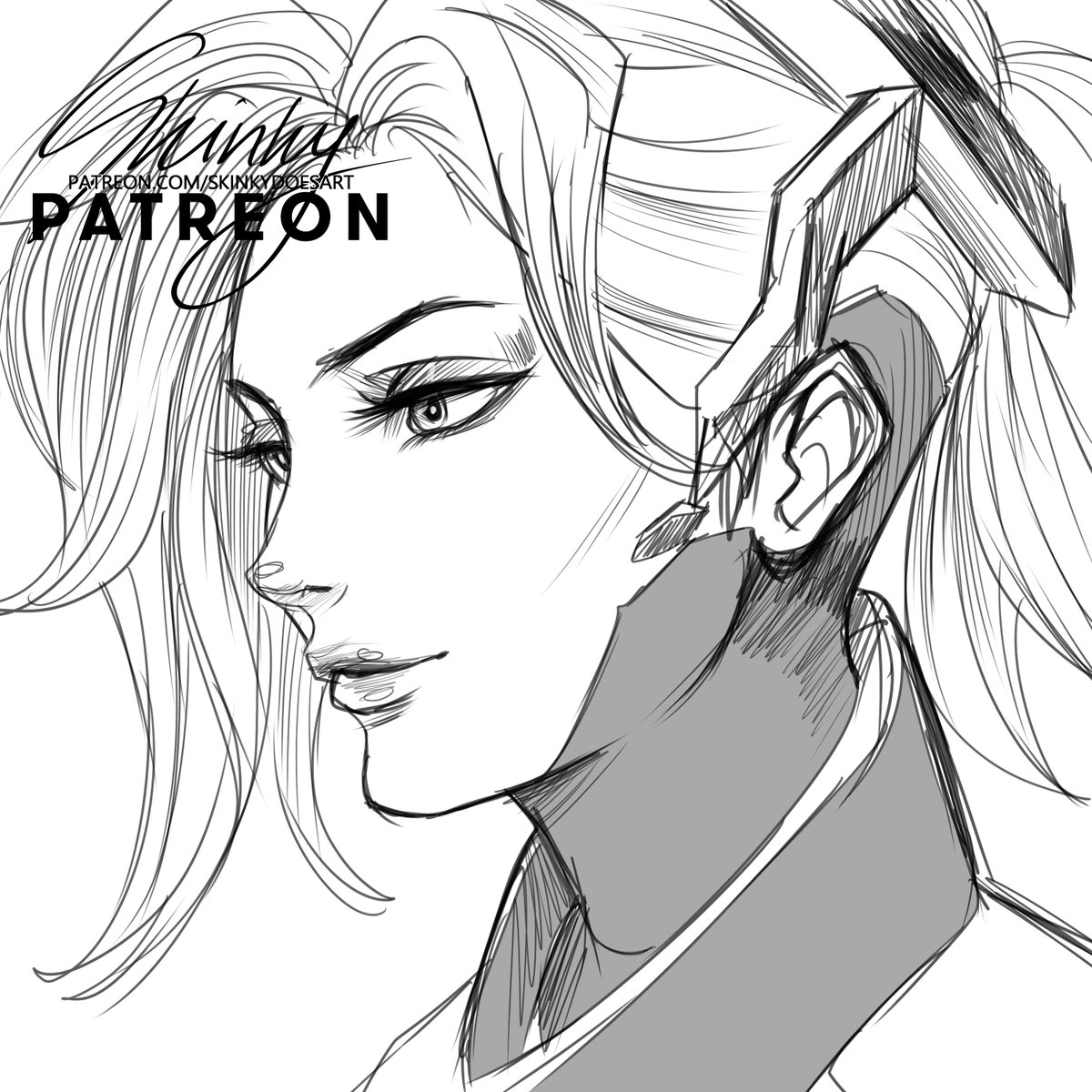 「Sketch rewards for August Verdant Forest Patrons: Tamira Sca」Skinkyの漫画