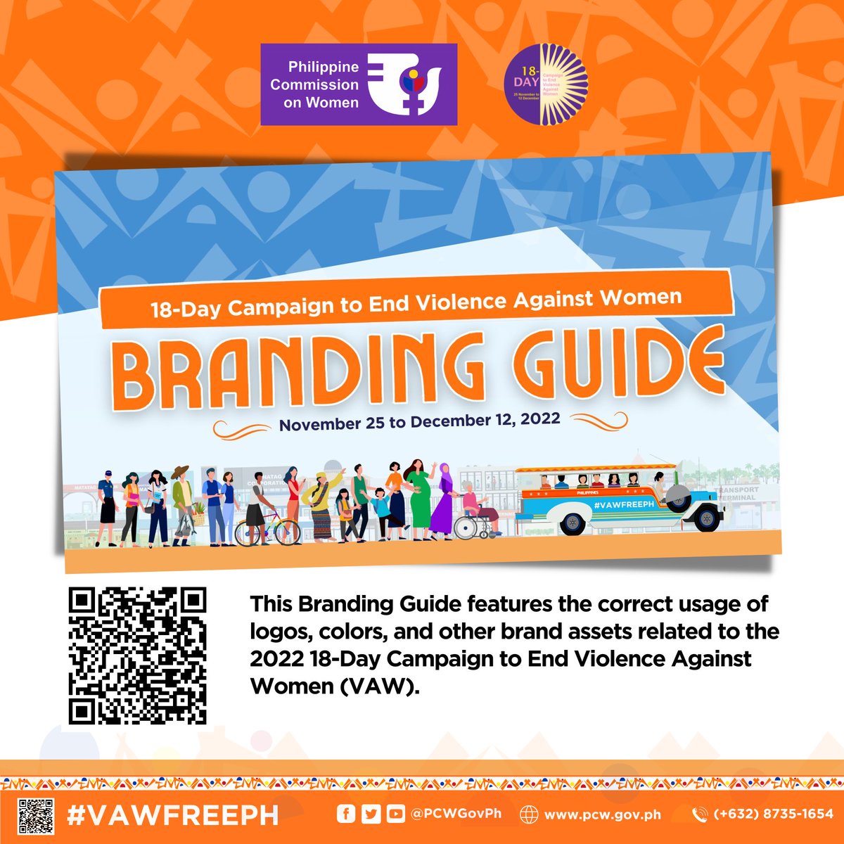 Philippine Commission On Women on Twitter: "Design ng streamer? Logo ng 2022 18-Day Campaign to ...