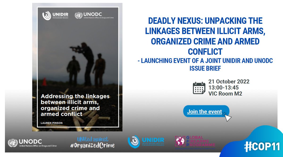 Global Firearms Programme on Twitter: "Join us on Friday, 21 Oct at 13:00 CET at the #COP11 Side ...