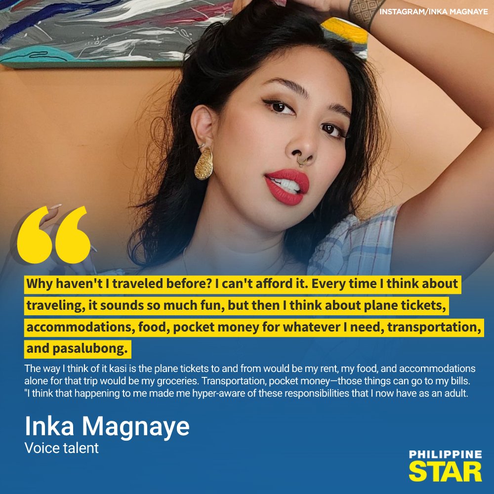 The Philippine Star on Twitter: "'I CAN’T AFFORD IT’ Voice talent Inka Magnaye on Wednesday ...