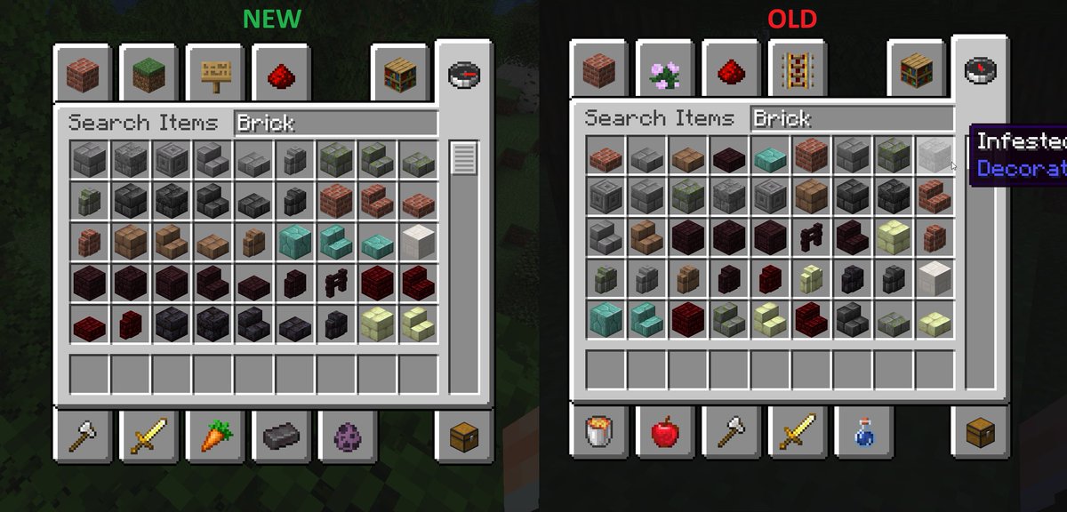 Minecraft Creative Mode Inventory