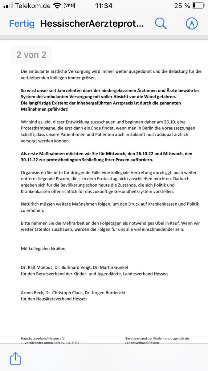 Christian Haffner On Twitter Die Ersten Protesttage Der Hausärzte