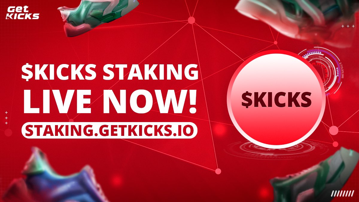 ana freetag on Twitter: "RT @DaApexApe: $KICKS STAKING IS LIVE 🥳 You can now stake your $KICKS ...