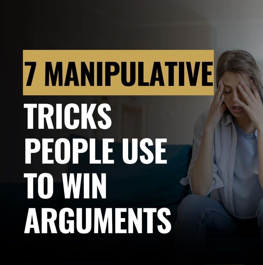 7 manipulate tricks people use to win arguments. - Thread from Falcon Thoughts @_FalconThoughts ...