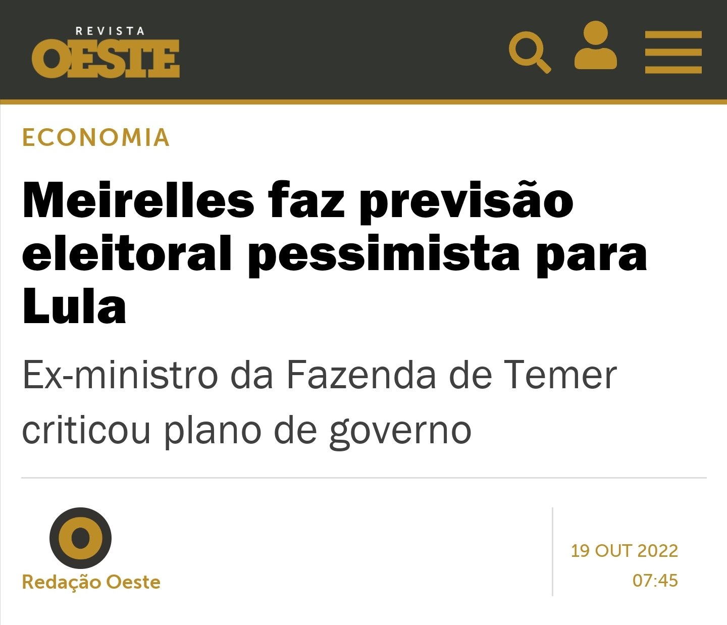 Renato Giraldi on Twitter: "O Meirelles já jogou a toalha? Quando o Pérsio e o Armínio farão o ...